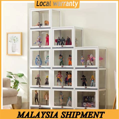 Ready Stock Lego Display Cabinet Model Toy Transparent Glass Acrylic Showcase Home Storage