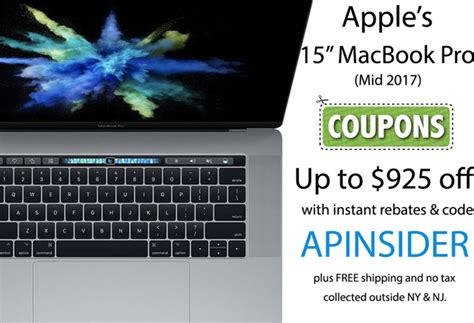 Apple MacBook Pro Blowout Sale Save Up To On Mid And Models With No Tax