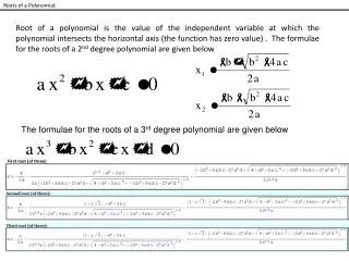PPT Section Finding Real Roots Of Polynomial Equations PowerPoint Presentation ID
