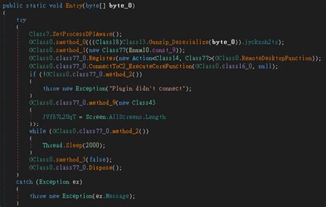 purehvnc deployed via python multi stage loader fortiguard labs