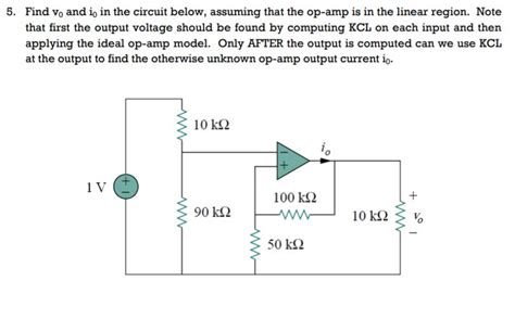 Solved Find V0 And I0 In The Circuit Below Assuming That Chegg Com