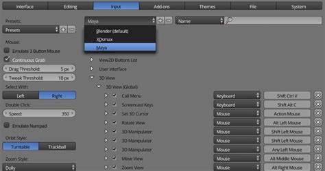 D View Maya Viewport Navigation In Blender Stack Exchange