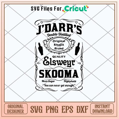 Jdarrs Double Distilled Original Khajiit Brand Quality Elsweyr Skoom