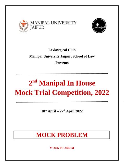 Mock Problem 2022 Pdf Autopsy Crimes