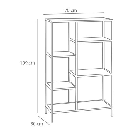Étagère Basse En Chênenoir Selene Magasin De Meubles Lúzete