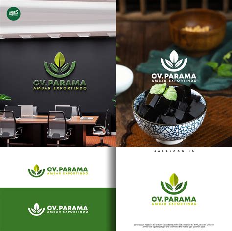 Desain Logo Perusahaan Cv Parama Ambar Exportindo Jasalogoid