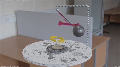 loop pendulum animation free vr ar low poly 3d model animated