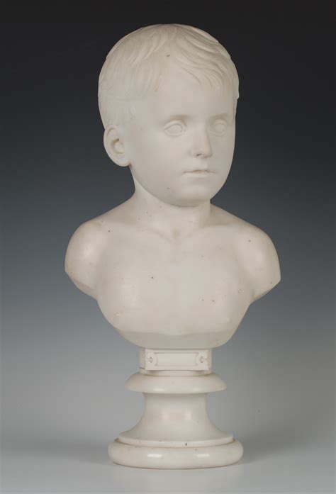 Frederick Tatham An Early 19th Century Carved White Marble Head And