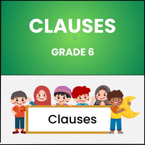 Mastering Clauses Grade 6 Worksheet Planetspark