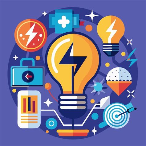 Bright Ideas Innovation Powering Growth With Creativity Premium Ai