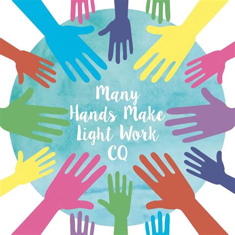Many Hands Make Light Work Central Qld
