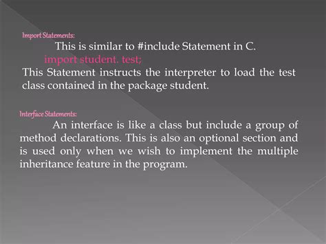Java Program Structure Pptx Programming Languages Computing