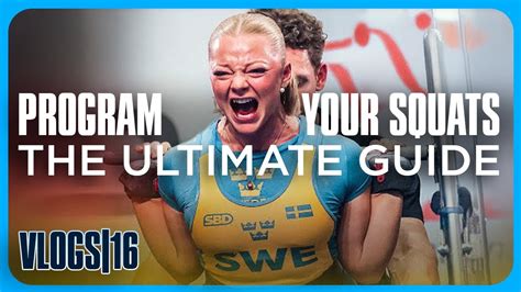 How To Program Your Squats World Champion Alba Boströms Training