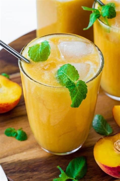 Easy Peach Juice Recipe Peach Nectar