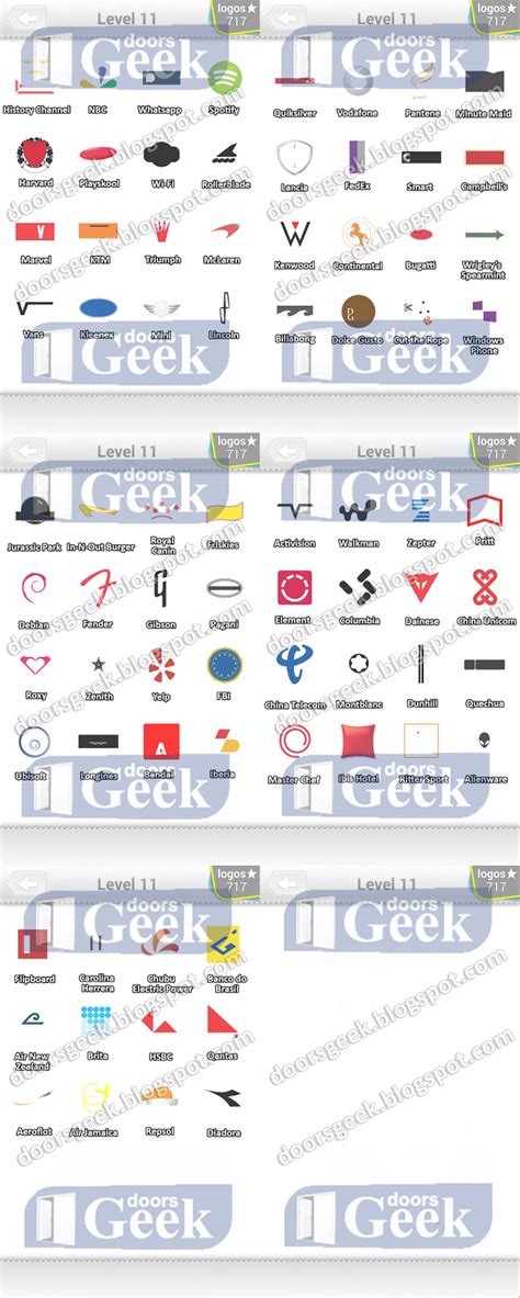 Logo Quiz Expert Mode Level Answers Doors Geek
