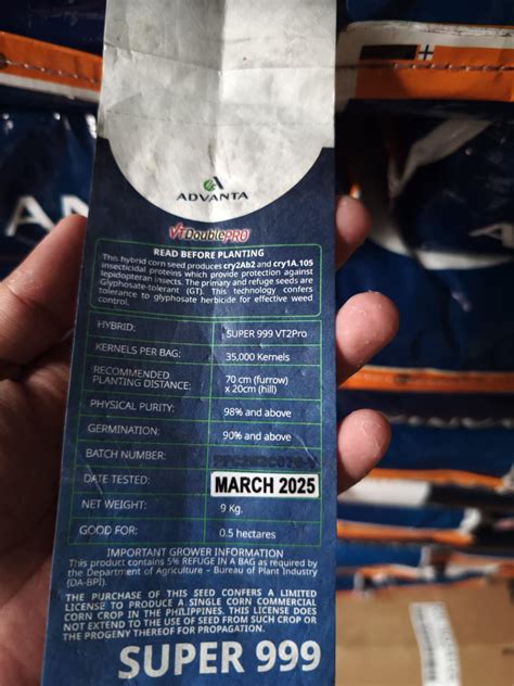 🌽 Advanta Super 999 Corn Seeds Sasans Agri Vet Supply Facebook