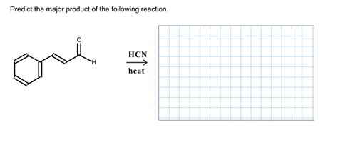 Solved Predict The Major Product Of The Following Reaction