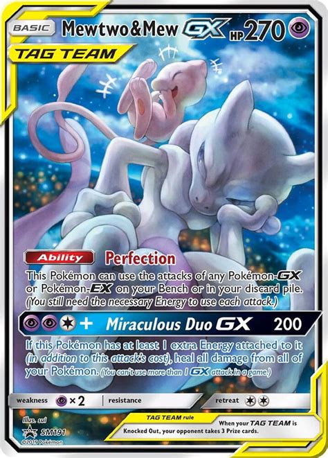 Mewtwo Gx Full Art Shining Legends Pokemon