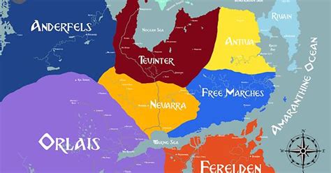 Thedas Political Map Fandom