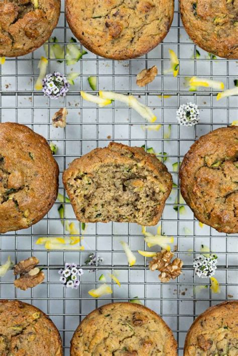 Protein Zucchini Muffins With Walnuts Zucchini Bread Muffins