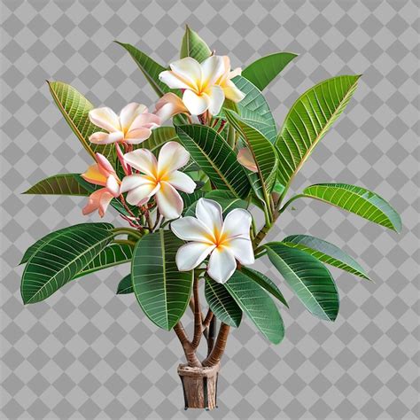A Picture Of A Plant With A Flower In It Premium Ai Generated Psd