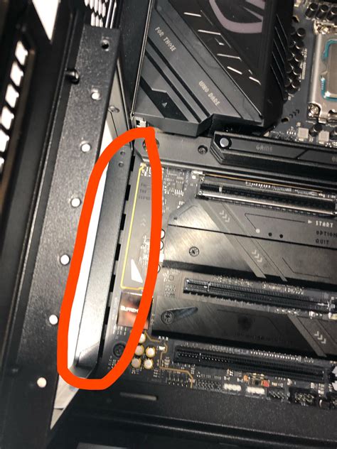 help my gpu is touching my motherboard r pcmasterrace