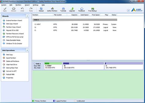 Review AOMEI Partition Assistant Standard Edition