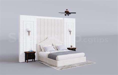 12467 Free Sketchup Bed Model Download