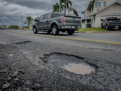 On Top Of Everything Else Facing Storm Ravaged Oʻahu Potholes