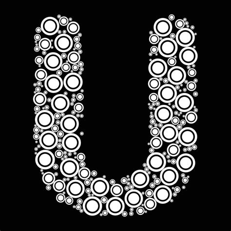 Alphabet Letter U Design 17787580 Vector Art At Vecteezy