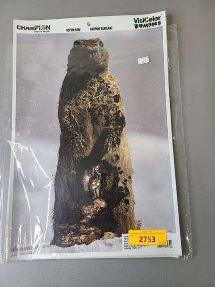 Zombie Gopher Shooting Targets Prime Time Auctions Inc