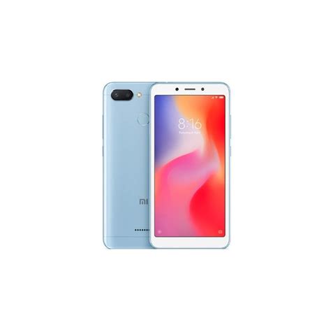 TELEFONO XIAOMI REDMI 6 P5.45 OC 3GB 32GB 4G 12MP A8.1 BLUE