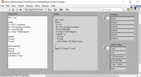 Bundling Values From Ini File Into Complex Cluster Labview General Lava