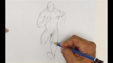 How To Draw A Person Running Step By Step Dreamswhites