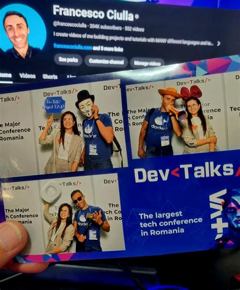 Francesco Ciulla On Linkedin Here Are Some Fun Pics From Devtalksromania With Larisa Adelaida