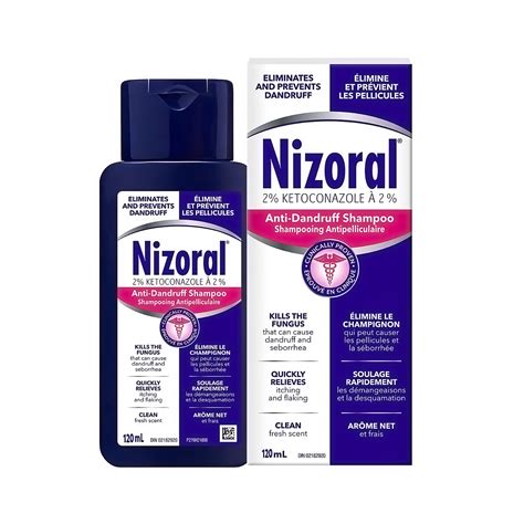 Nizoral Anti Dandruff Shampoo 2 Ketoconazole 120 Ml White
