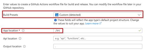 Ms Azure Workflow Errors When Attempting To Upload A Static Web App