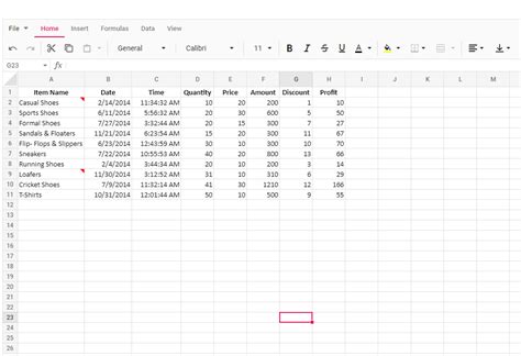 Notes In Angular Spreadsheet Component Syncfusion