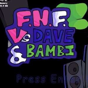 Friday Night Funkin Vs Dave Bambi FNF