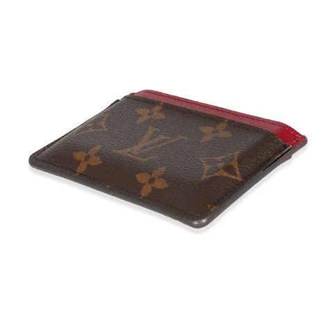 Louis Vuitton Fuchsia Monogram Canvas Card Holder Mygemma Item 141702