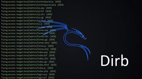 Dirb An Introduction To The Command Line Web Directory Scanner