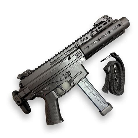 Bandt Apc9 Sd Subcompact Sbr With Telescopic Stock And 7 5” Sd Suppressor