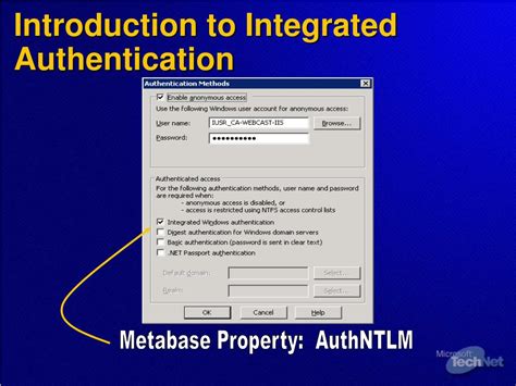 Ppt Understanding Integrated Authentication In Iis Powerpoint