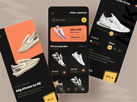 Modern E Commerce Mobile App Ui Ux Design Concept On Behance