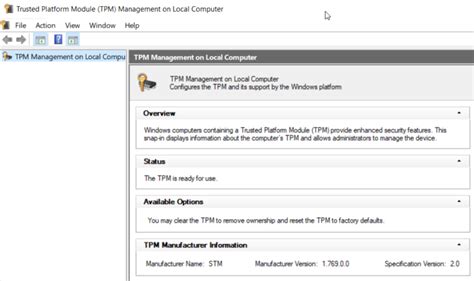 Check TPM Status On A Windows Machine Archives