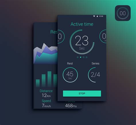 Timer App Ui On Behance
