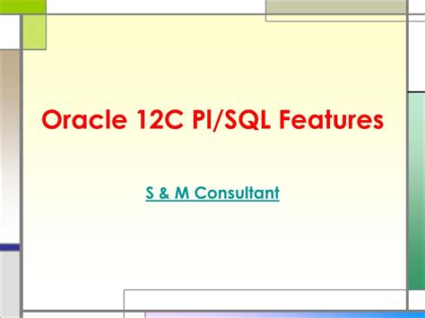 PPT Oracle C Plsql Online Training PowerPoint Presentation Free Download ID