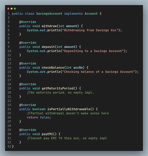 interface segregation principle explained with an amazing example