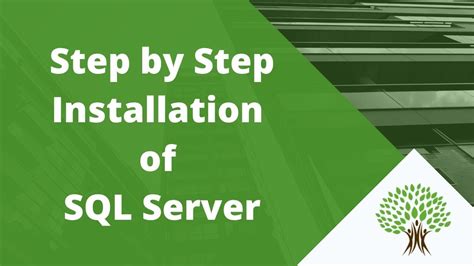 Step By Step Installation Of Sql Server Youtube