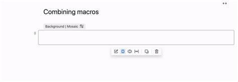 how to combine confluence macros for concise engaging pages